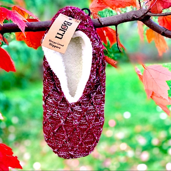 Born | Shoes | Born Classic Designer Knit Sweater Sherpa Memory Foam ...